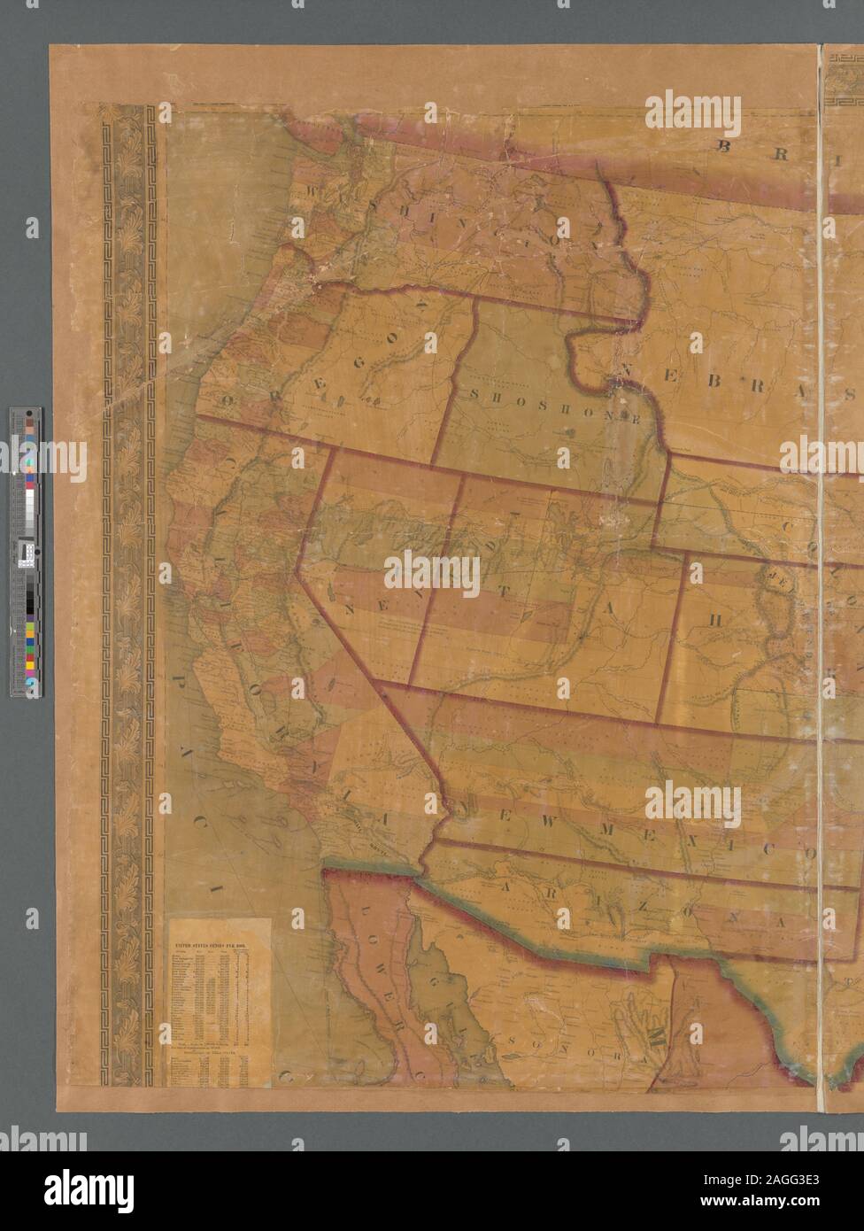 Relief shown by hachures. Inset map: Map of the world on Mercator's ...