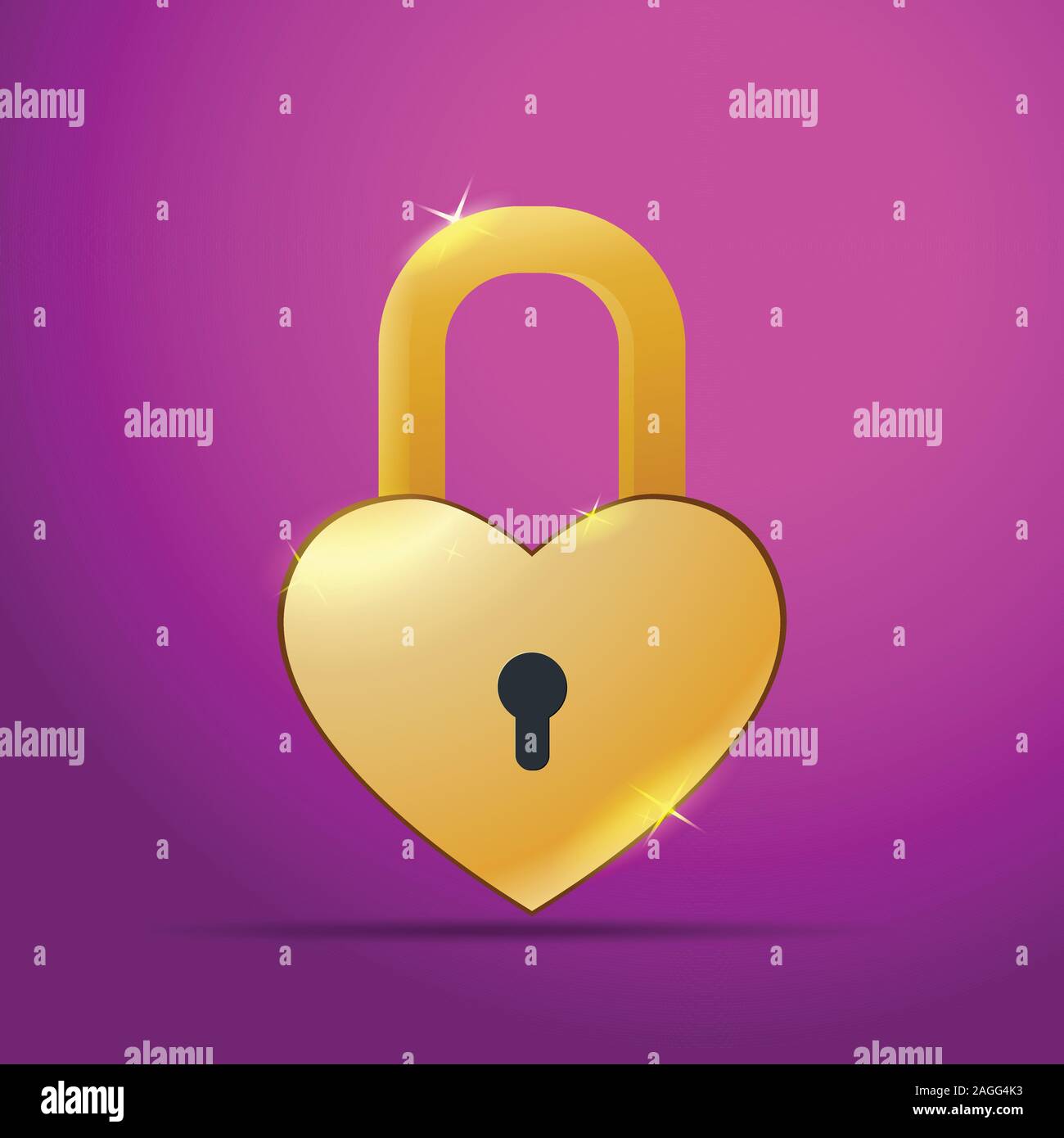 Golden lock hi-res stock photography and images - Alamy