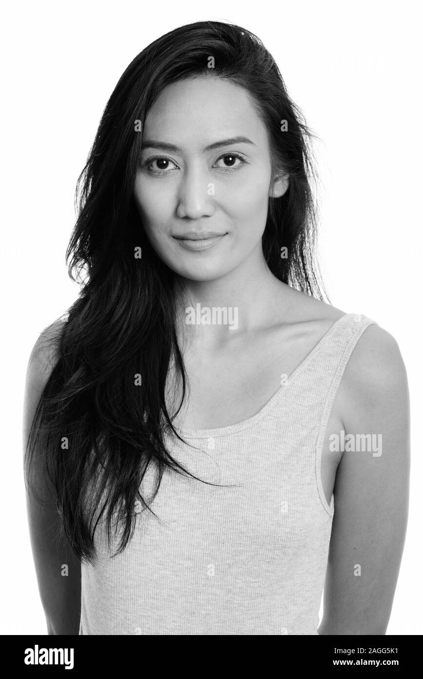 Vintage studio portrait woman Black and White Stock Photos & Images - Alamy