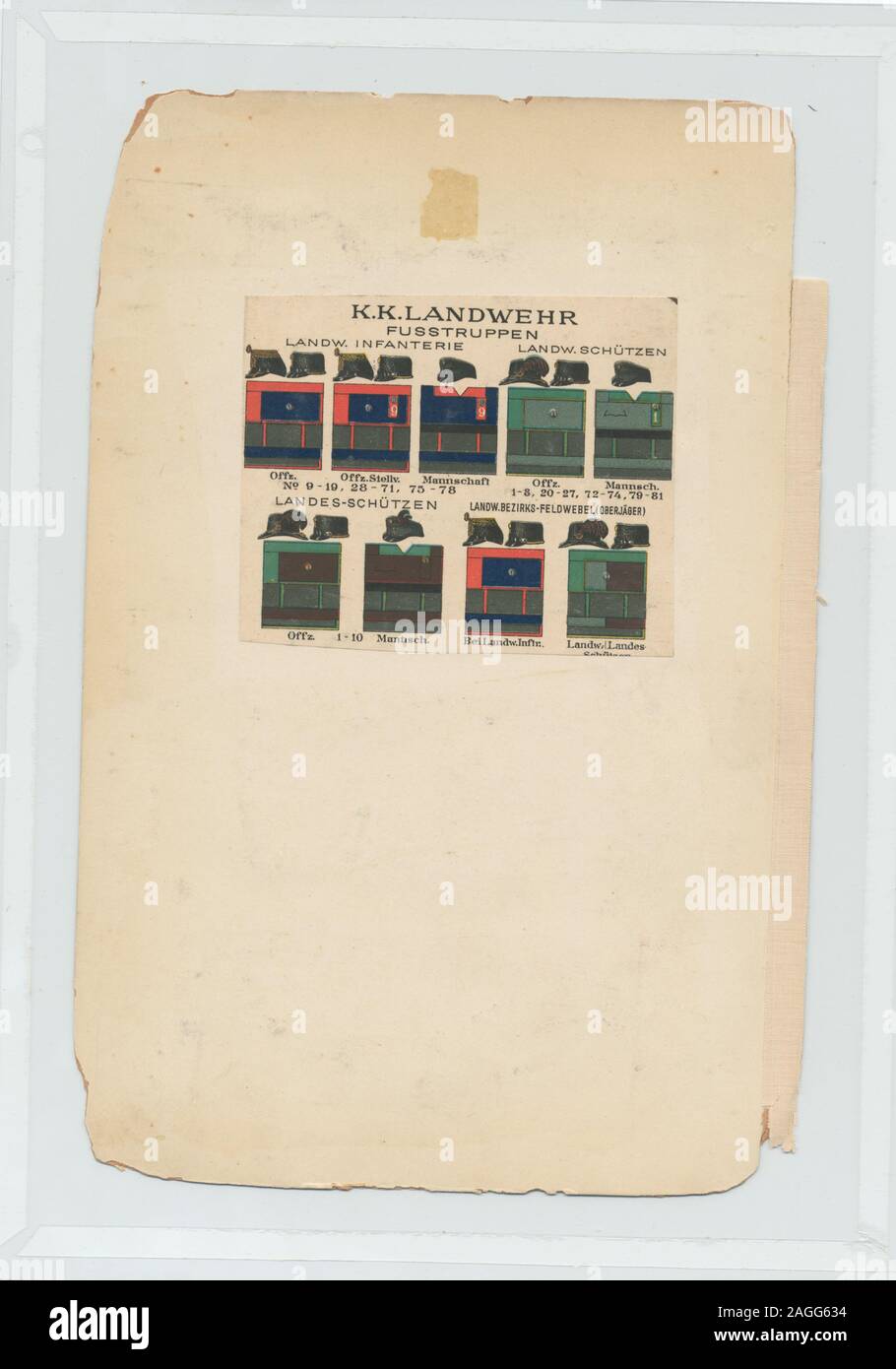 Austrian Landwehr, 1892 (Ruhl); K.K. Landwehr Fusstruppen Stock Photo ...