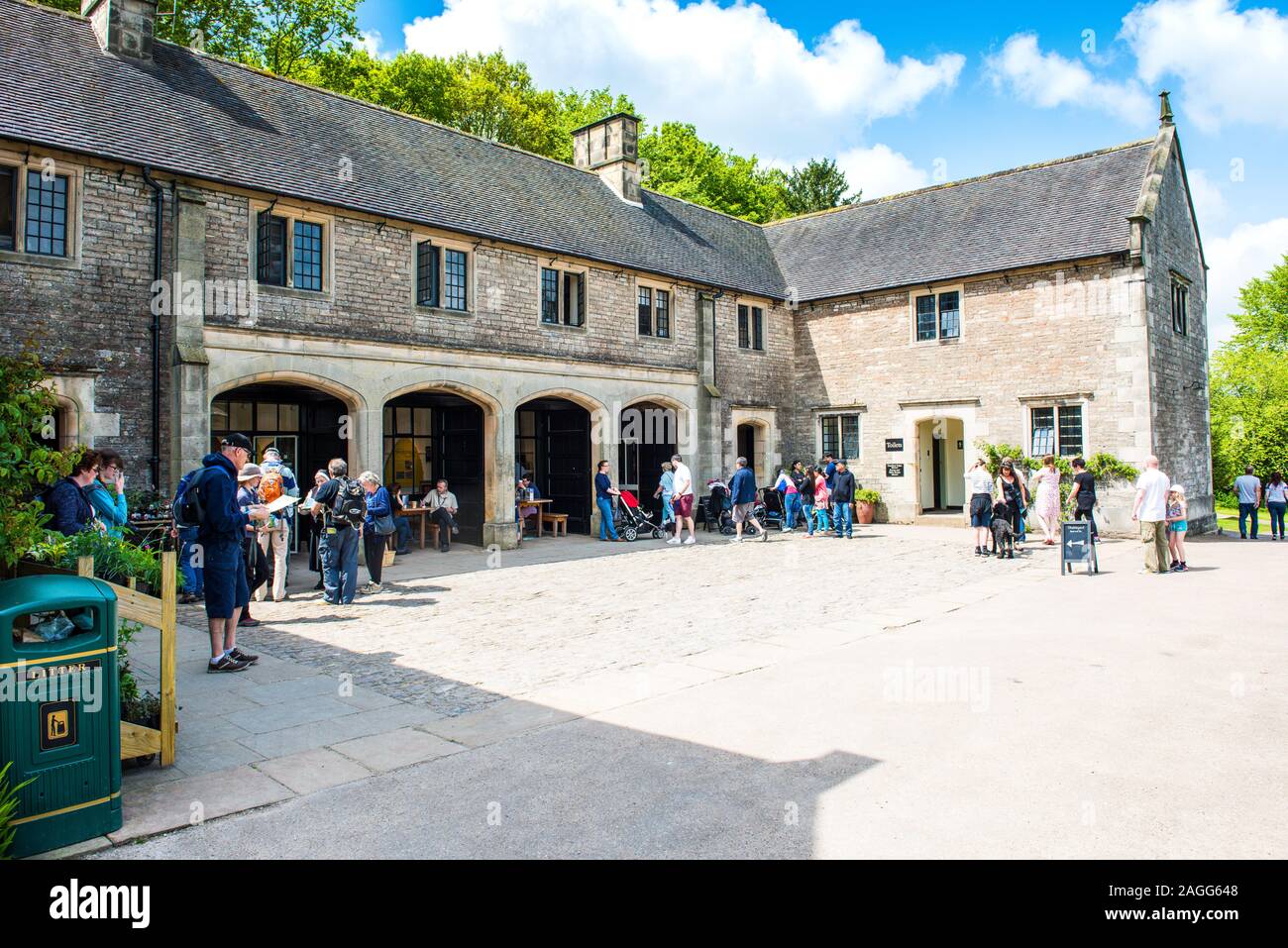 The stunning Ilam Hall located in the heart of the Derbyshire Peak ...