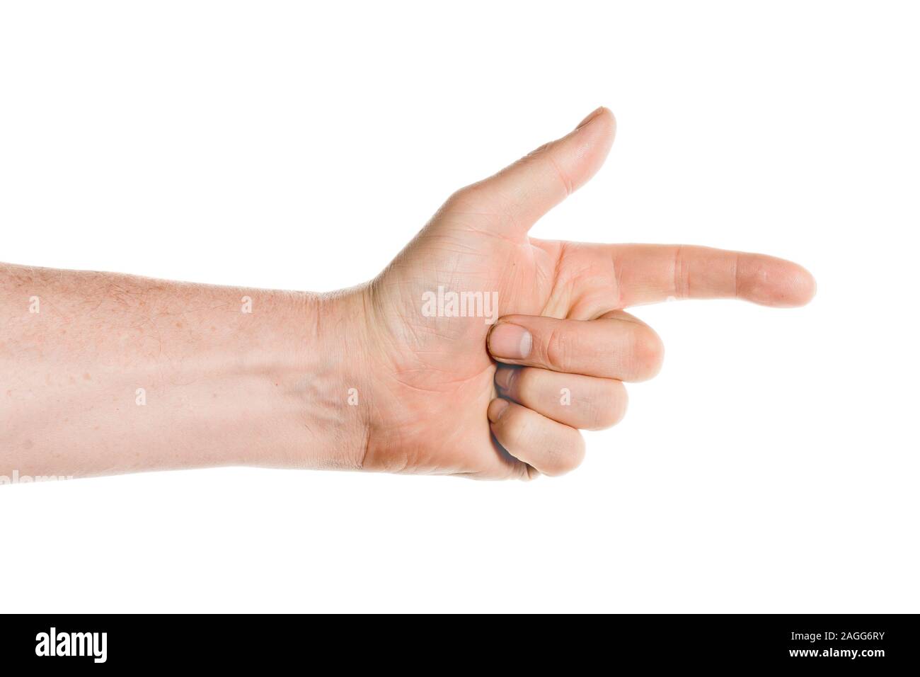 hand isolated on white background Stock Photo - Alamy
