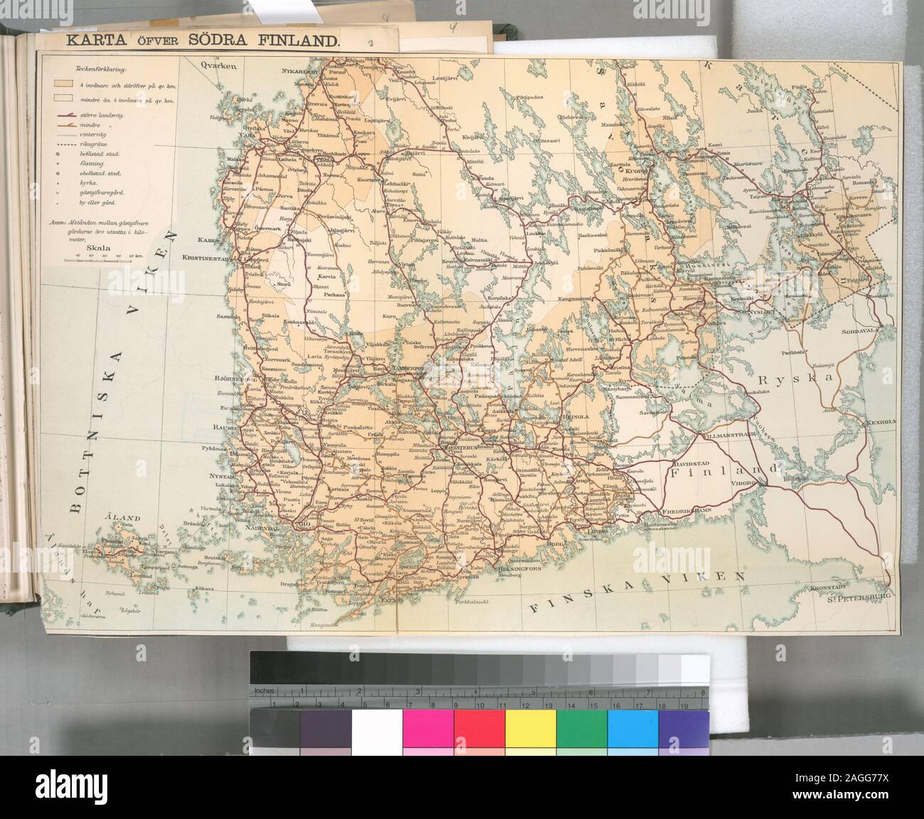 19th century map of finland hi-res stock photography and images - Alamy