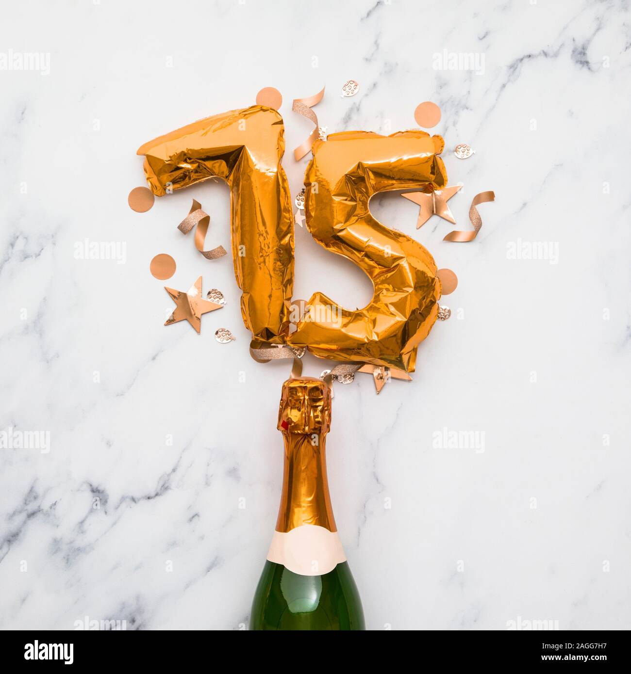 Happy birthday 75th birthday hi-res stock photography and images - Alamy