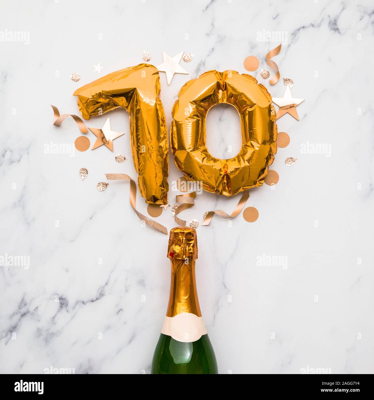 70th birthday balloon hi-res stock photography and images - Alamy