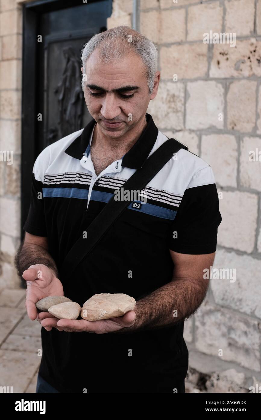 Miilya, Israel. 18th December, 2019. Archaeologist, Dr. RABEI KHAMISY ...