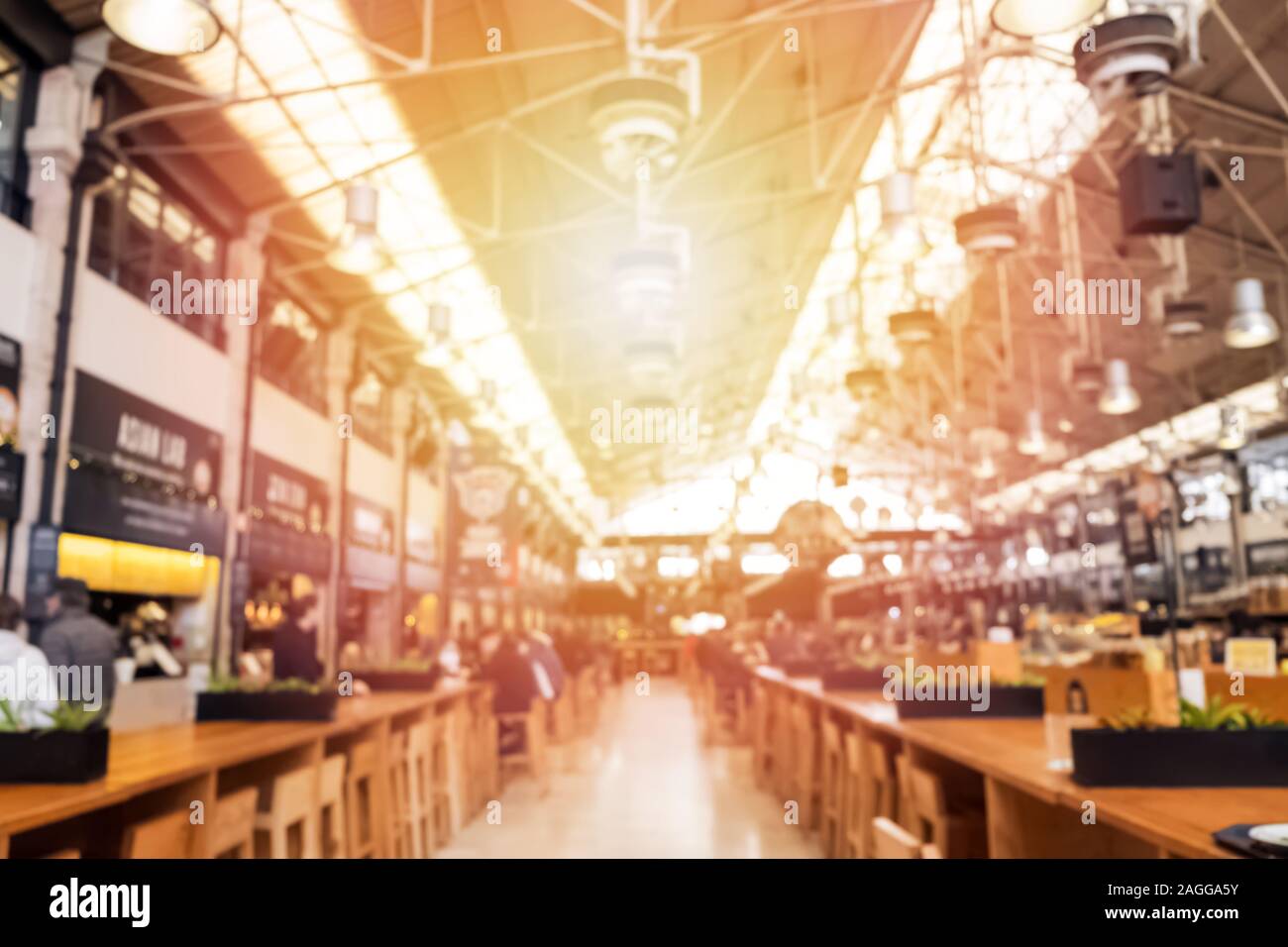 Food court festival hi-res stock photography and images - Alamy