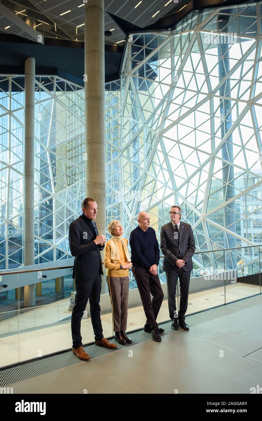 Berlin, Germany. 19th Dec, 2019. Mathias Döpfner (l-r), CEO of Axel ...