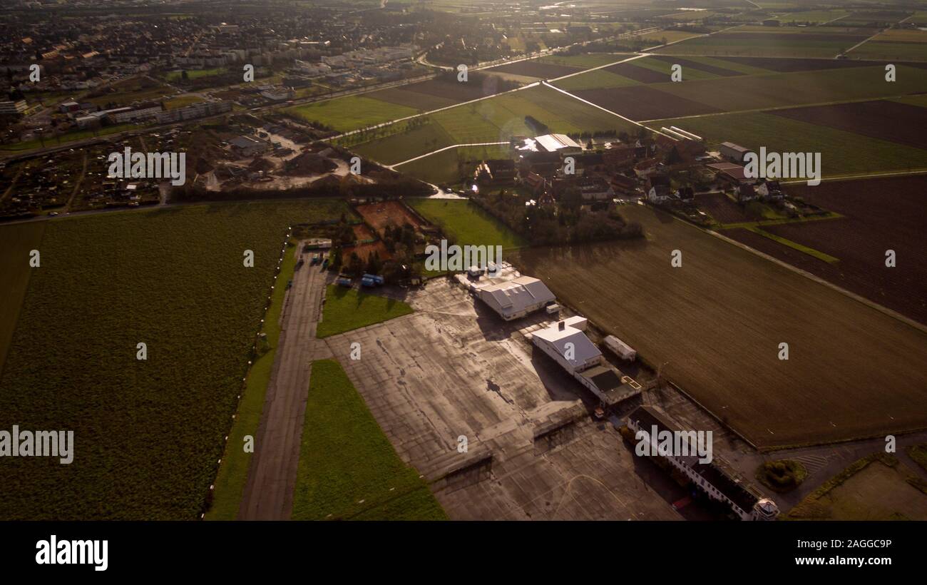 Former us military helicopter base near Heidelberg, Germany Stock Photo ...