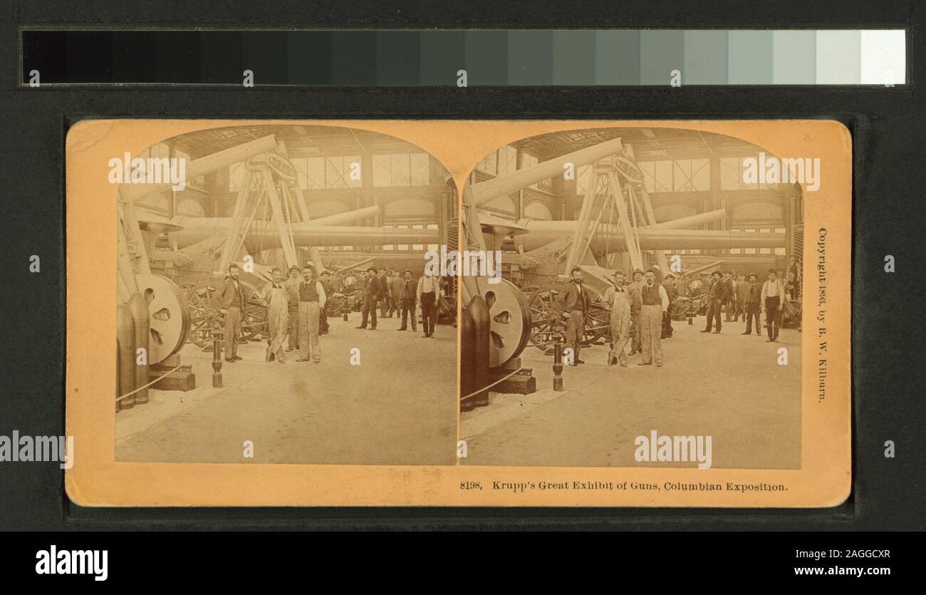 Krupp's great exhibit of guns, Columbian Exposition by B.W. Kilburn ...