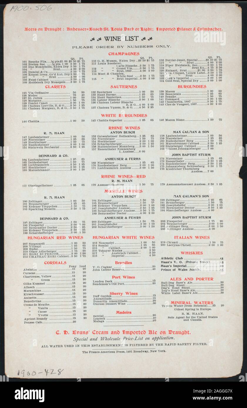 Menu held park restaurant hi-res stock photography and images - Alamy