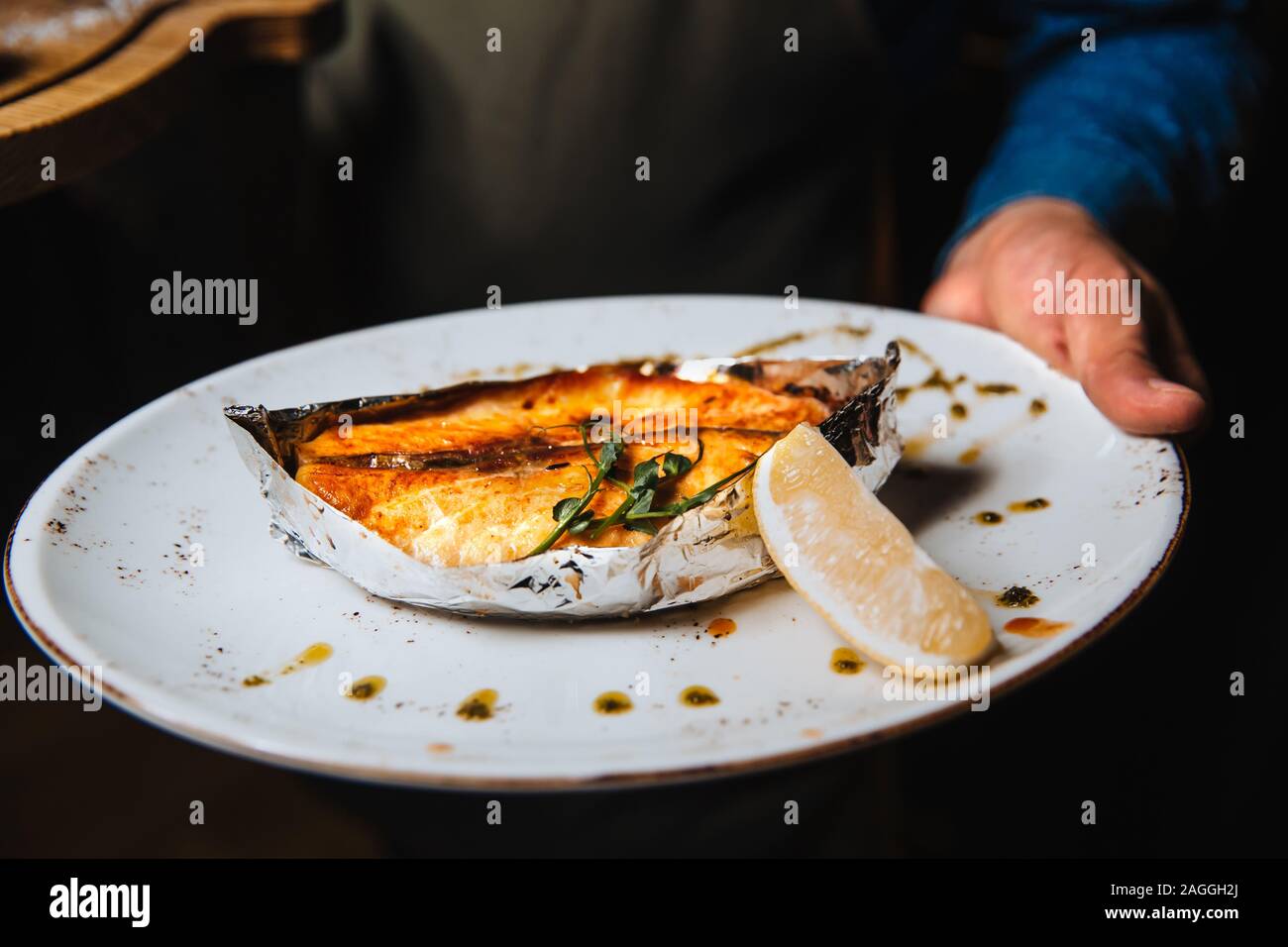 Juicy fried fish hi-res stock photography and images - Alamy