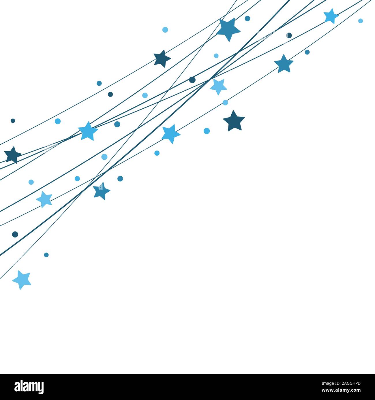 EPS 10 vector file showing stars on strings background for christmas ...