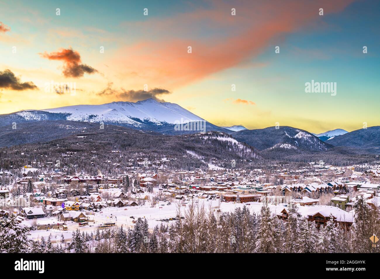 Breckenridge colorado downtown hi-res stock photography and images - Alamy