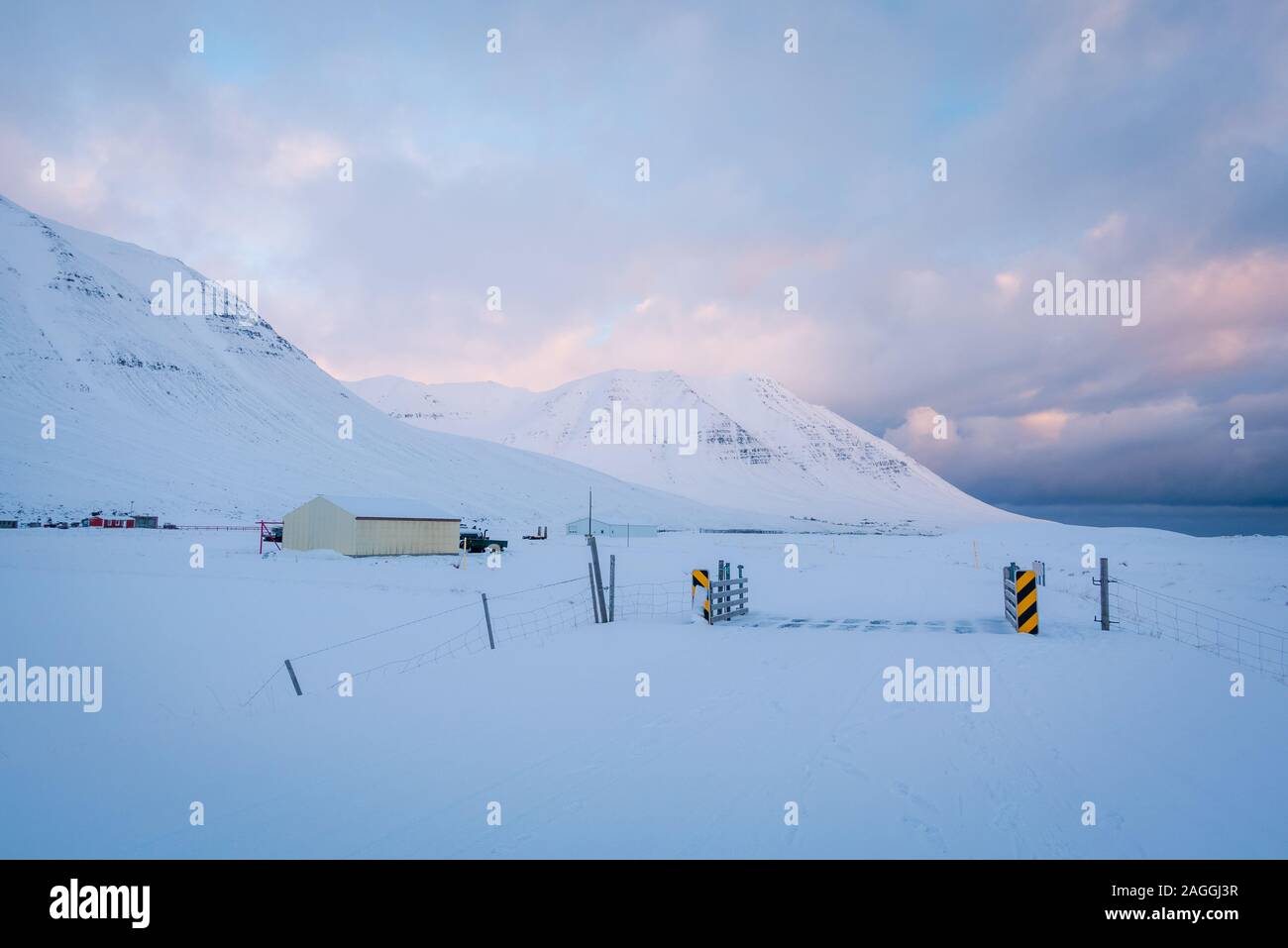 Olafsfjordur winter hi-res stock photography and images - Alamy