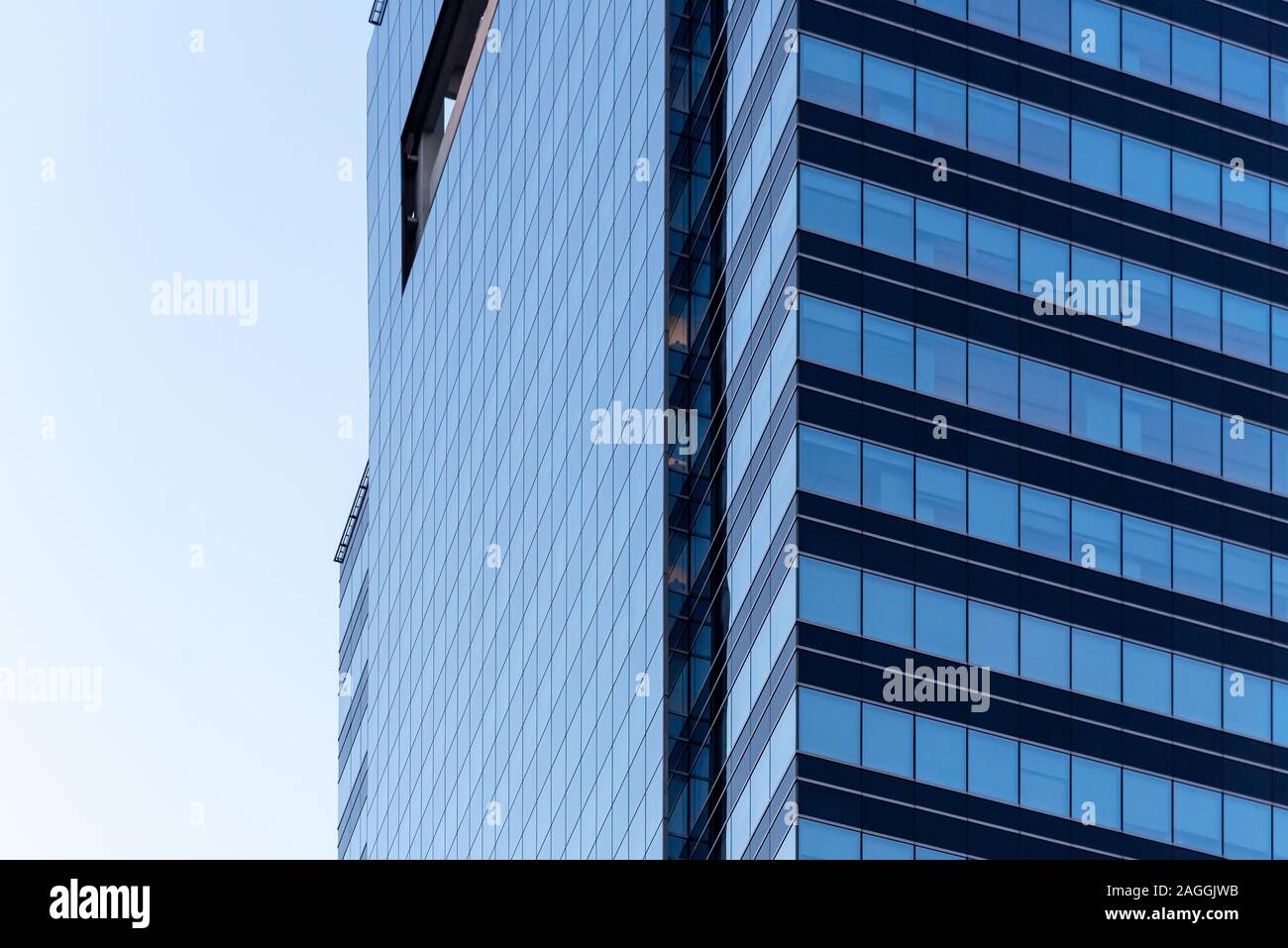 Blue abstract background texture of a modern building glass wall Stock ...