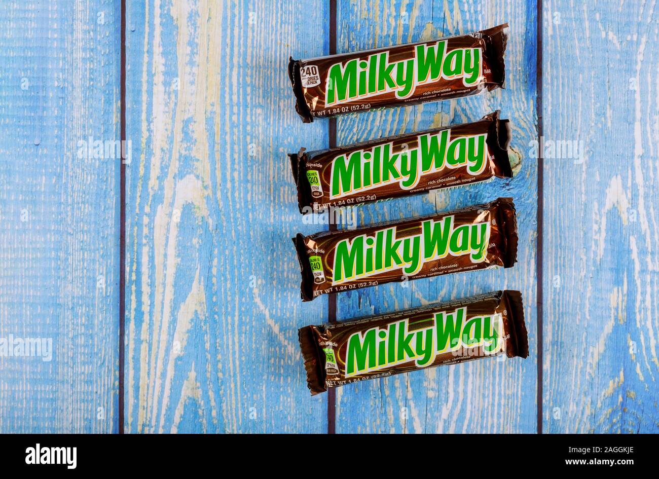 Milk way candy advertising hi-res stock photography and images - Alamy