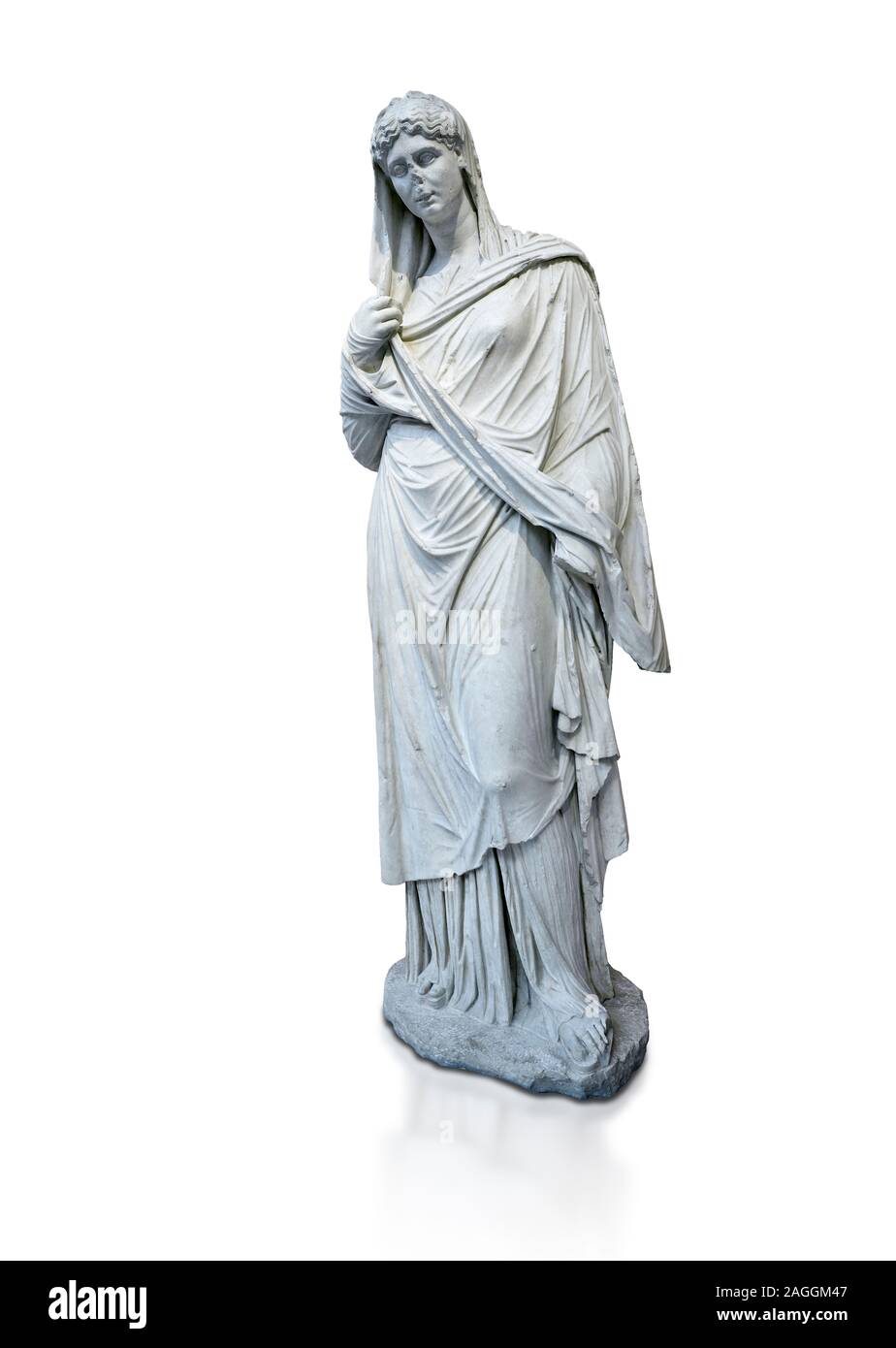 Statue in ancient roman Cut Out Stock Images & Pictures - Alamy