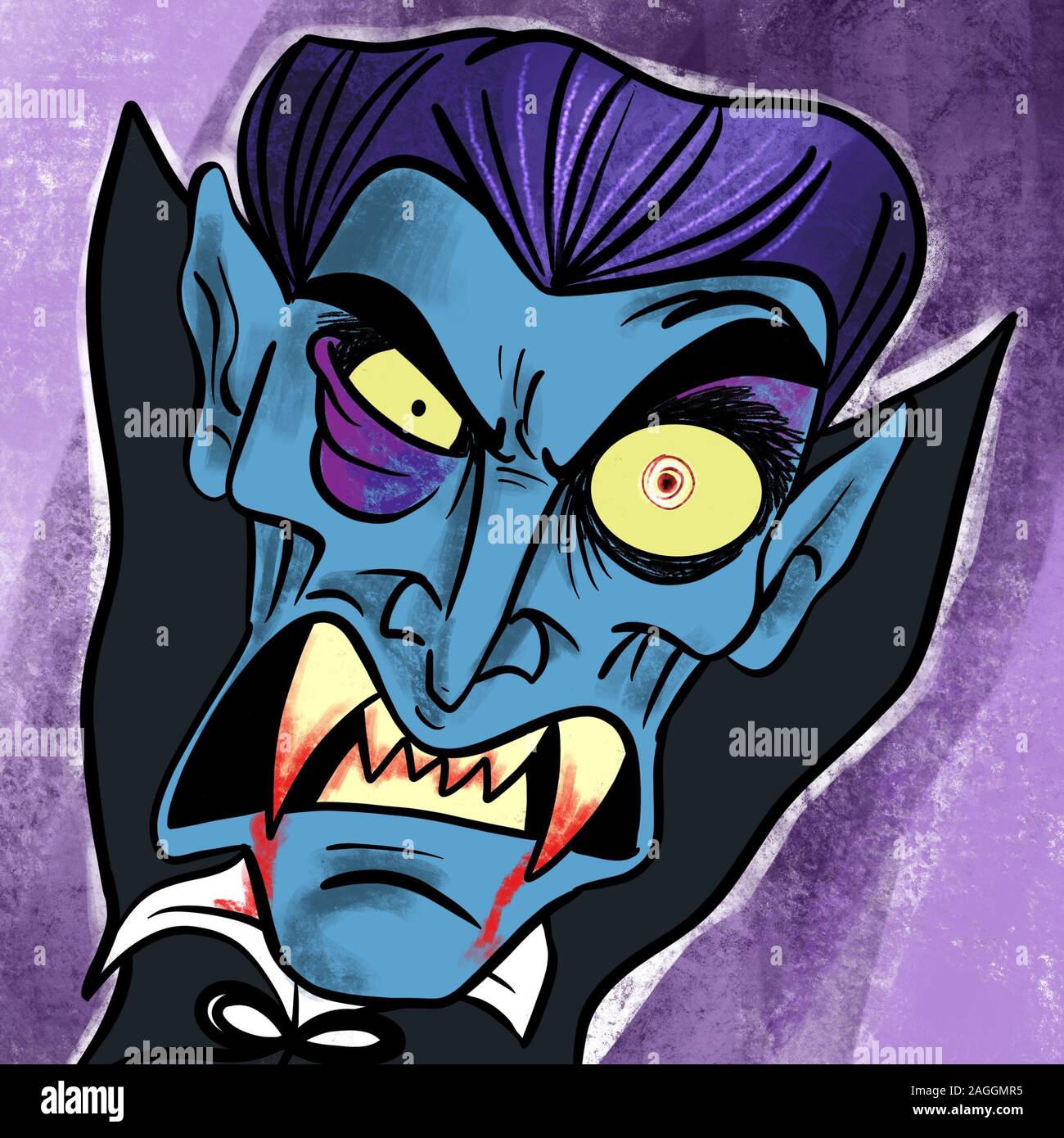 vampire count illustration Stock Photo - Alamy