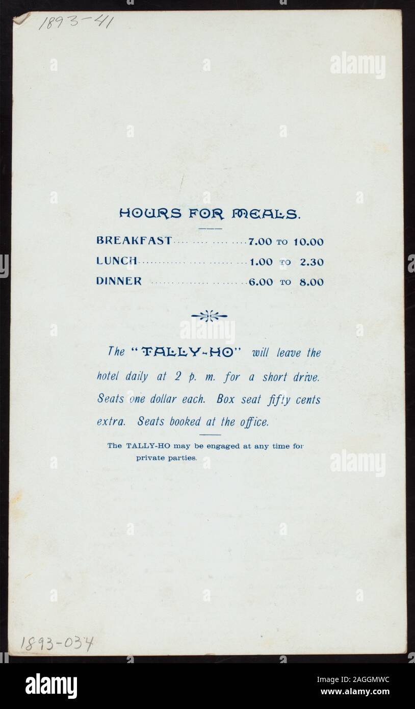 COLORED DRAWING OF HOTEL LOBBY; LUNCH [held by] THE LAKEWOOD [at ...