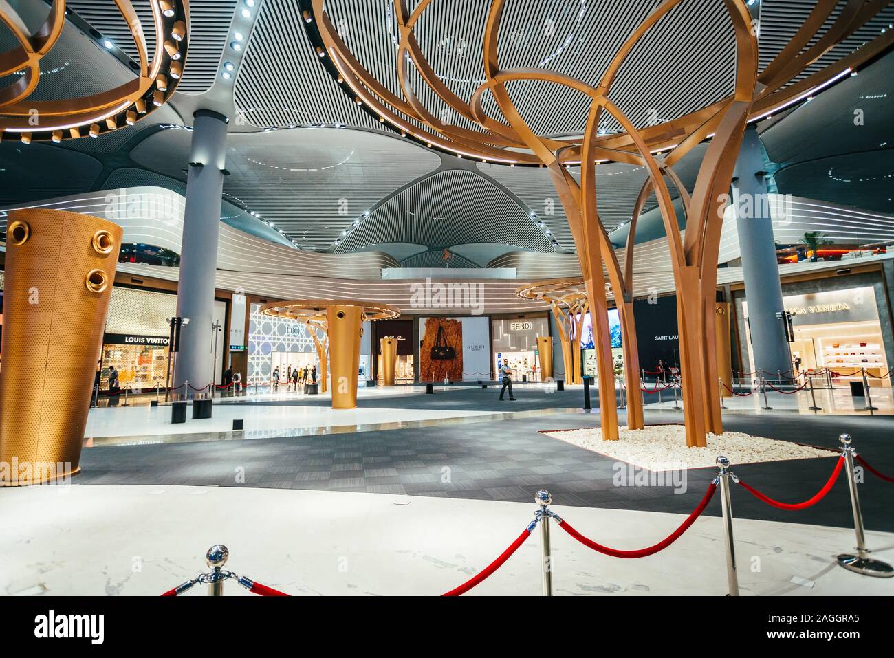 ISTANBUL,TURKEY,AUGUST 02, 2019: Interior view of the Istanbul new ...