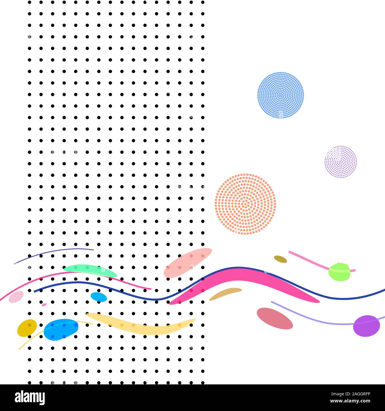 Abstract geometric shapes circles lines hi-res stock photography and ...