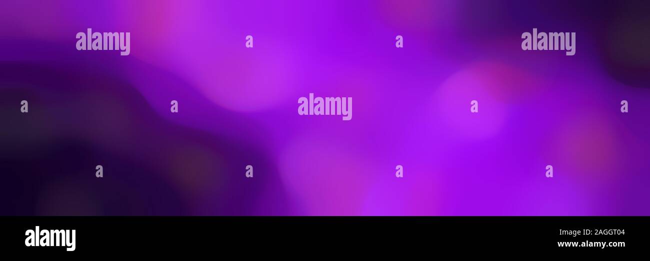blurred bokeh horizontal background with dark violet, blue violet and ...