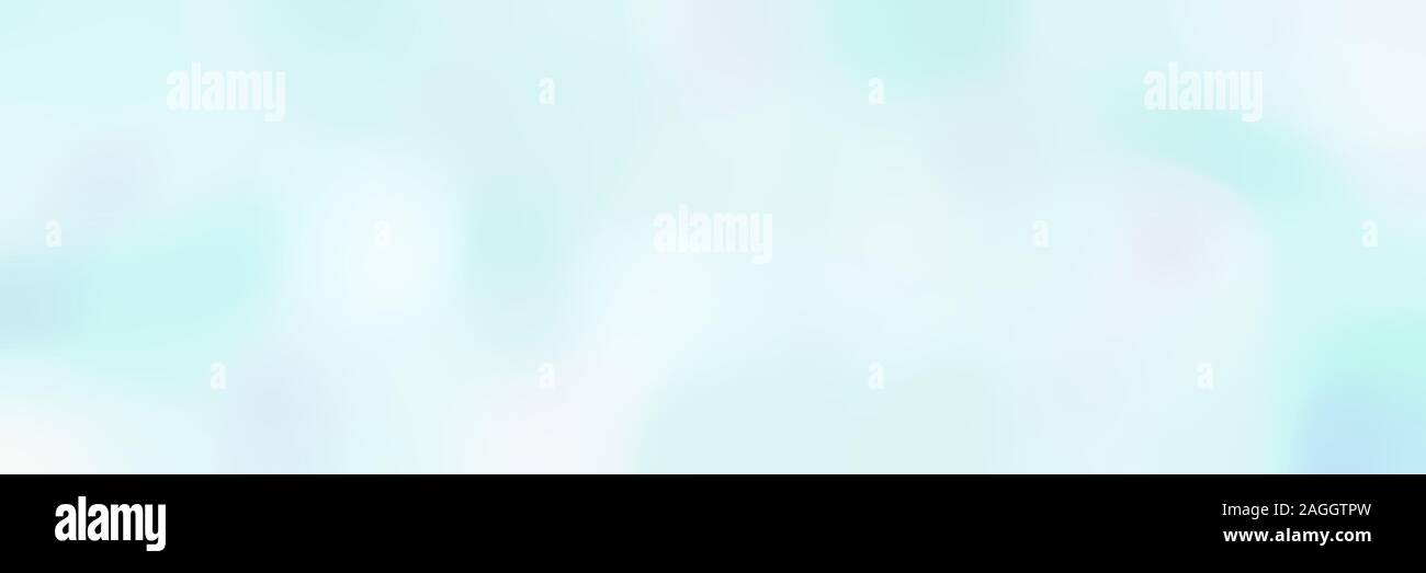 soft blurred horizontal background with light cyan, alice blue and pale ...