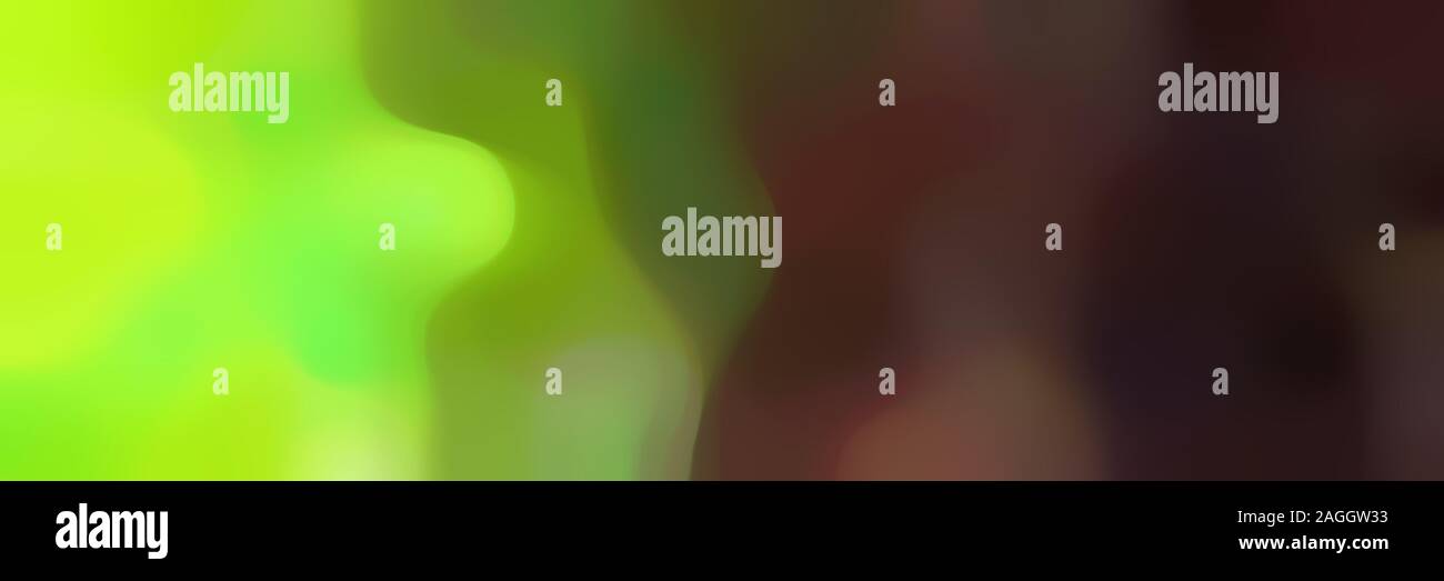 smooth horizontal background with green yellow, very dark pink and ...