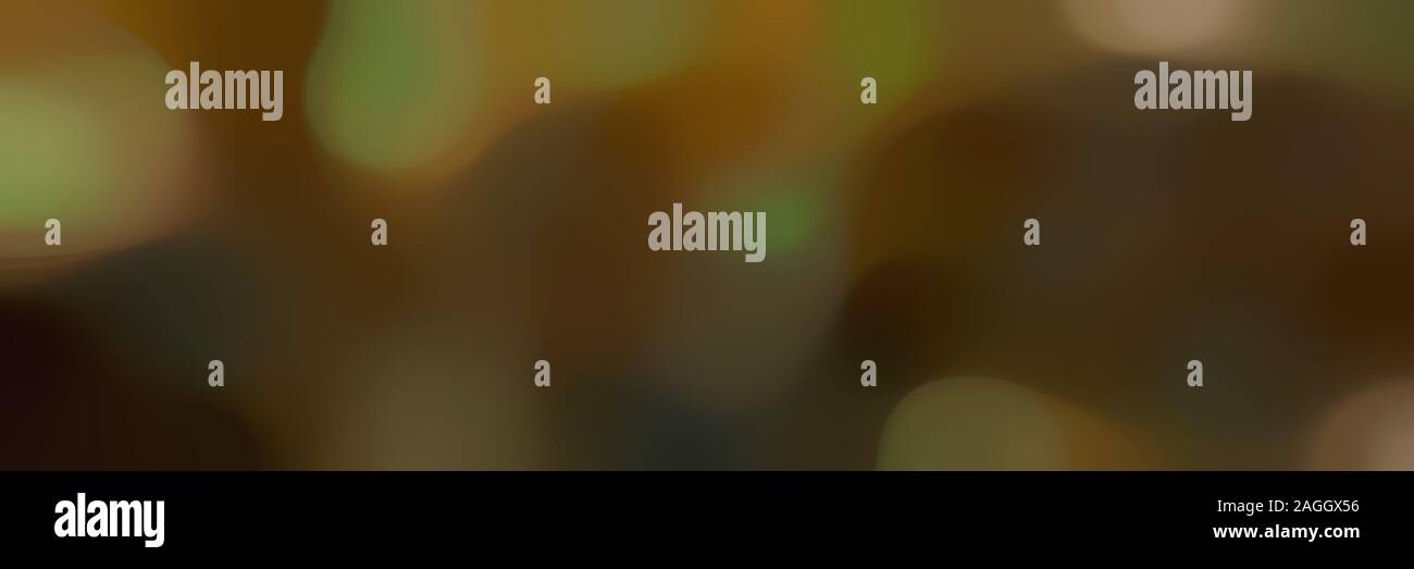 blurred horizontal background with very dark green, pastel brown and ...