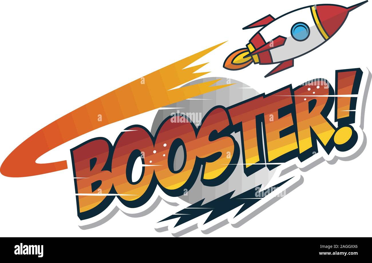 turbo booster rocket ship launch space exploration vector art Stock ...