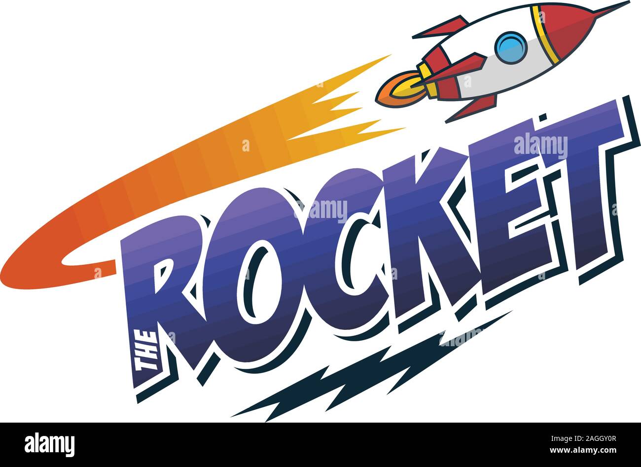 turbo booster rocket ship launch space exploration vector art Stock ...