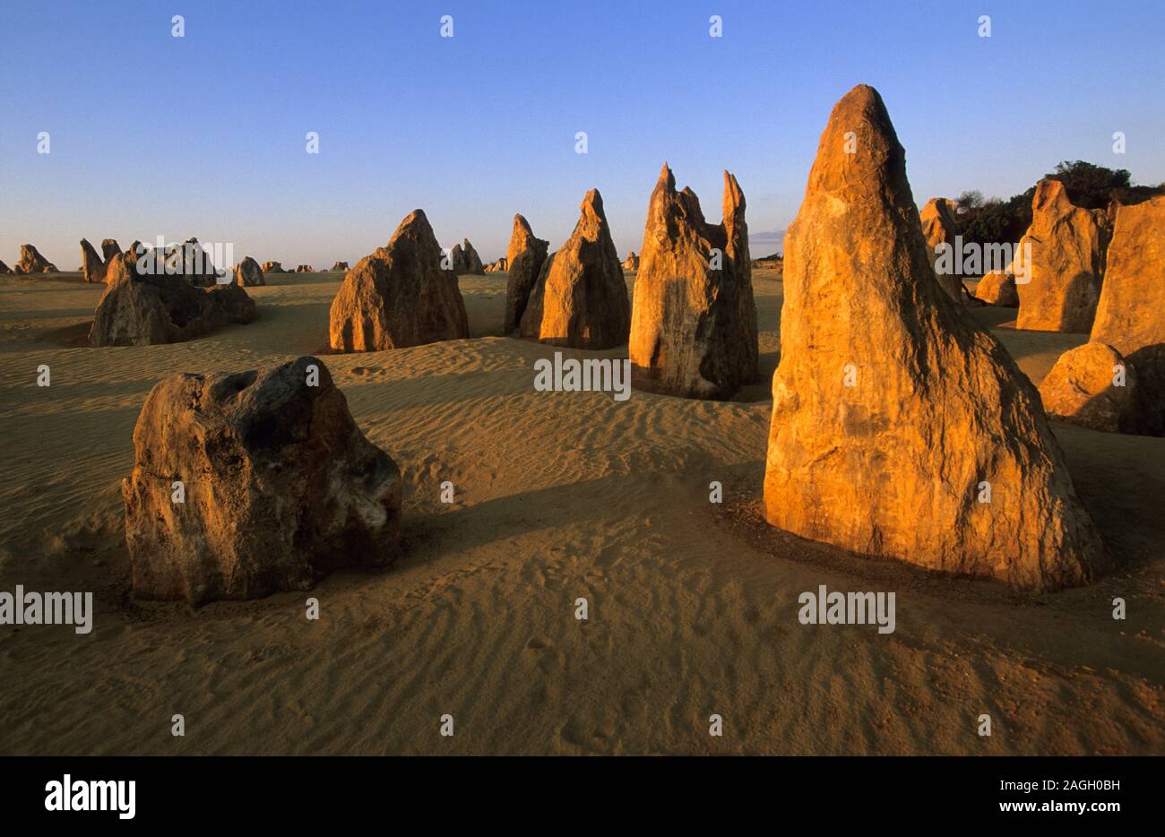 Pinnacles Desert. Nambung National Park. Western Australia Stock Photo ...