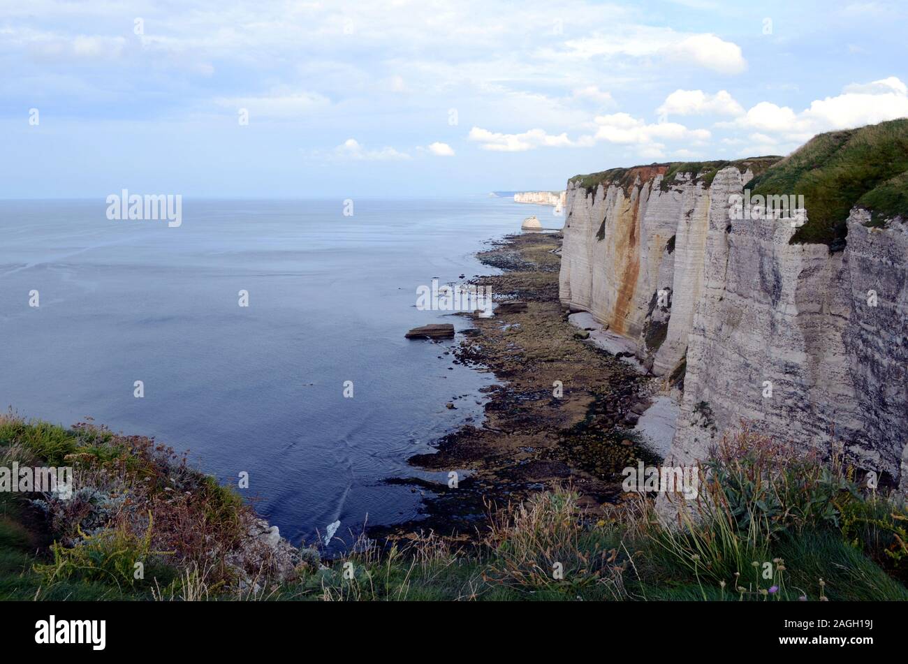 Etretat cliffs ocean in hi-res stock photography and images - Alamy