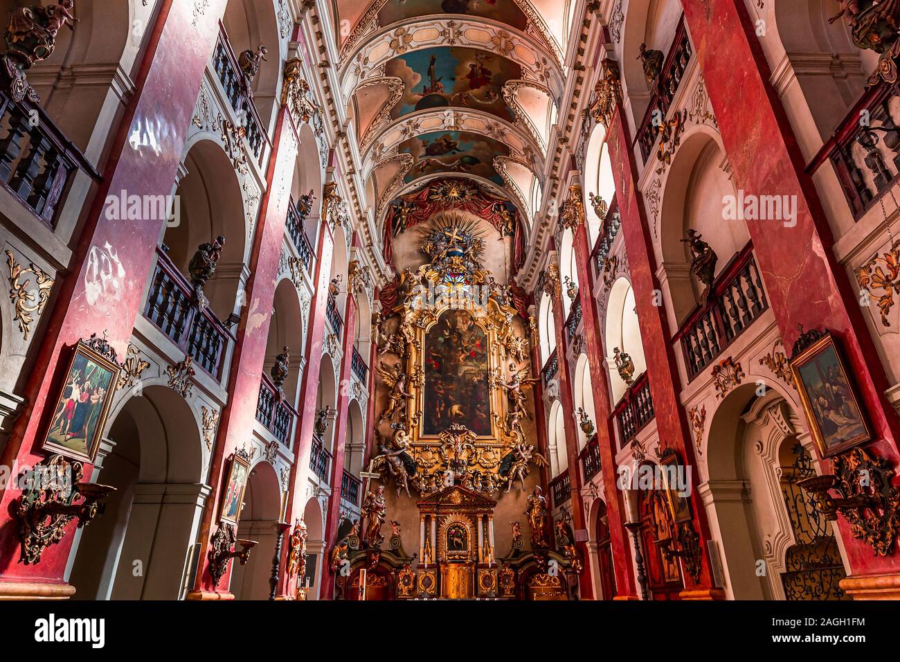 PRAGUE, CZECH REPUBLIC, SEPTEMBER 10 : Church St. James the Greater ...