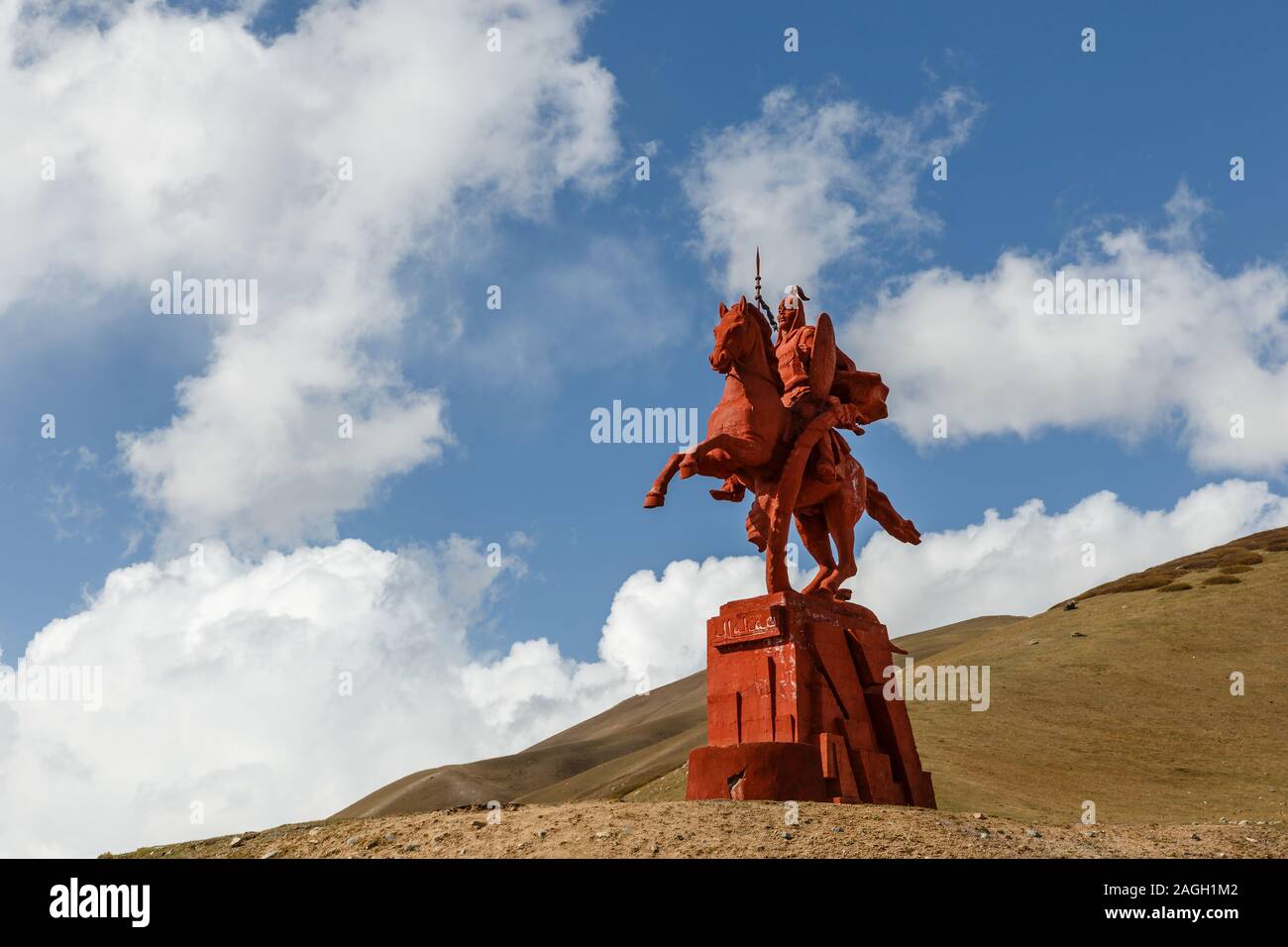 Chui area, Kyrgyzstan - October 07, 2019: Monument to Manas. Epic of ...
