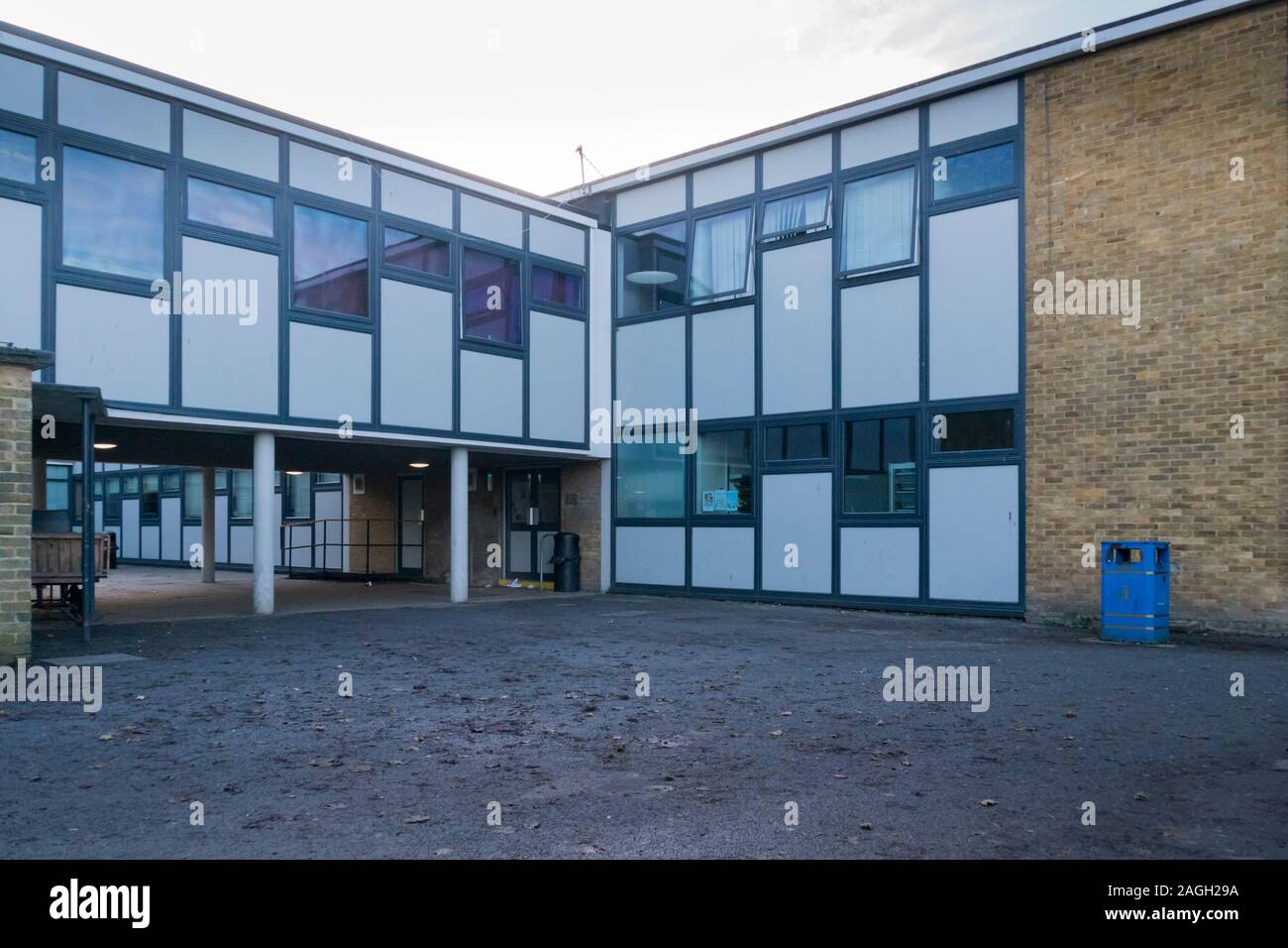 Typical secondary school buildings, Kent, UK Stock Photo - Alamy