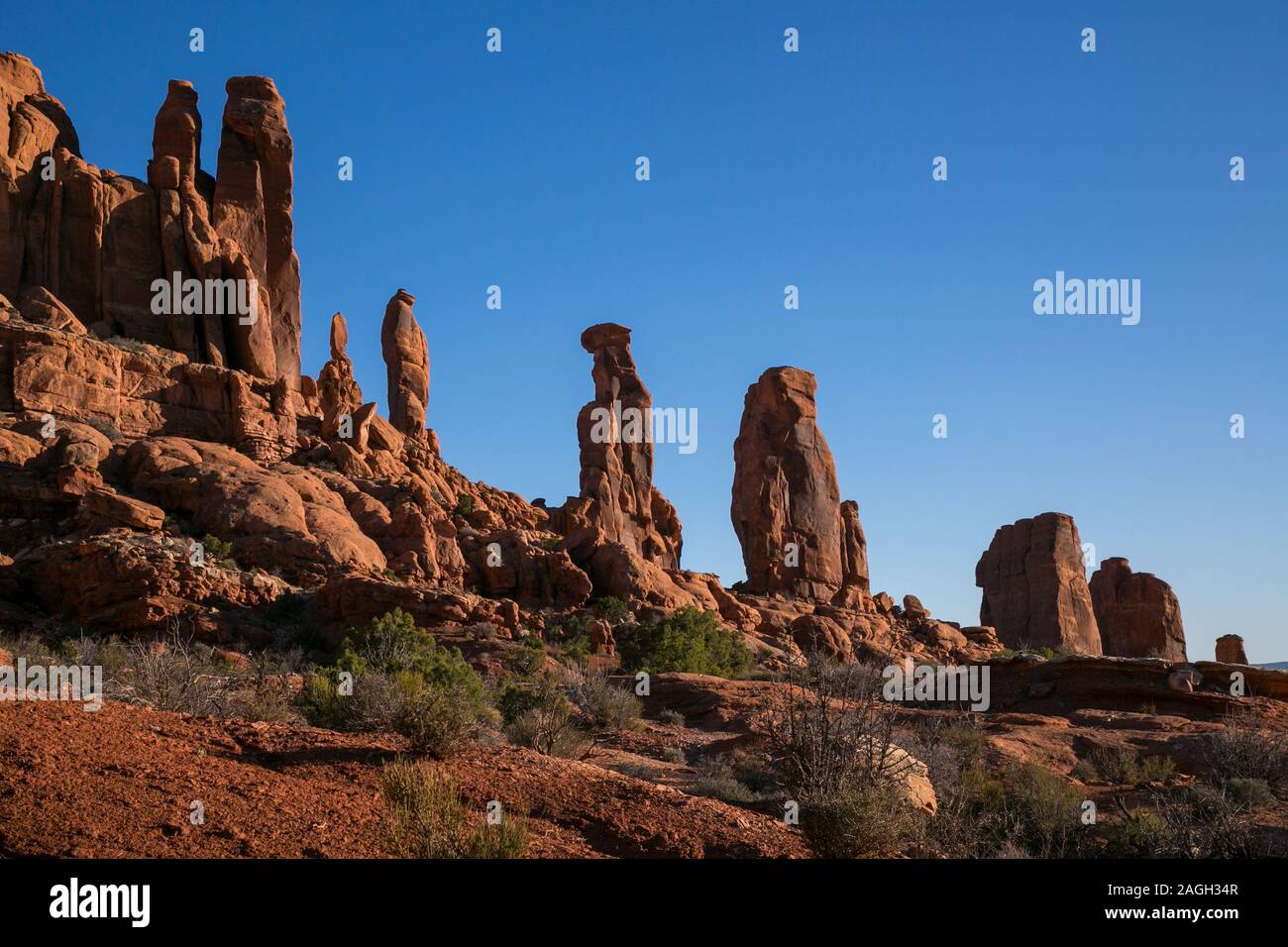 Tower Arch Trail, Arches National Park, Utah Stock Photo - Alamy