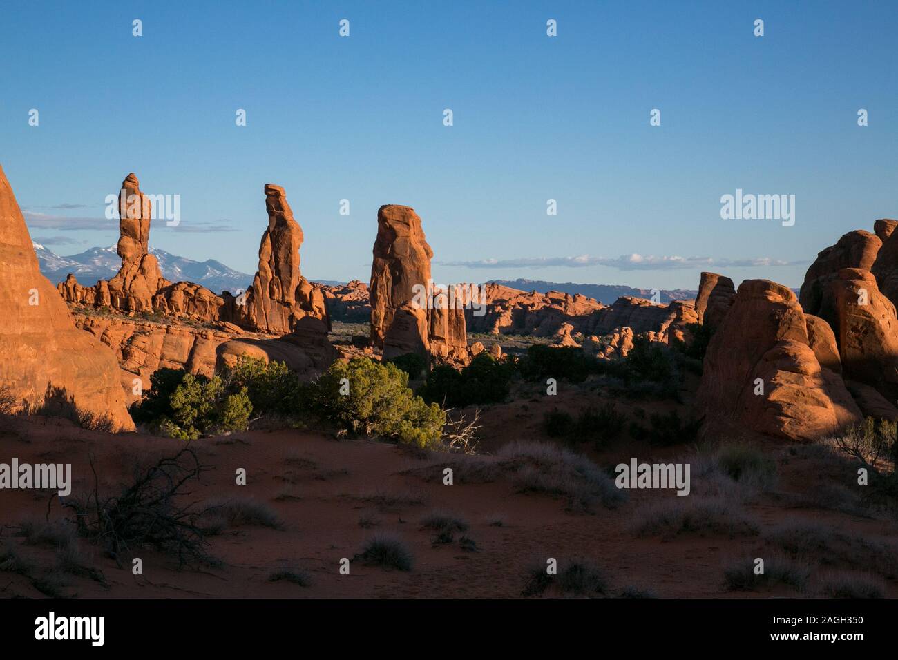 Tower Arch Trail, Arches National Park, Utah Stock Photo - Alamy