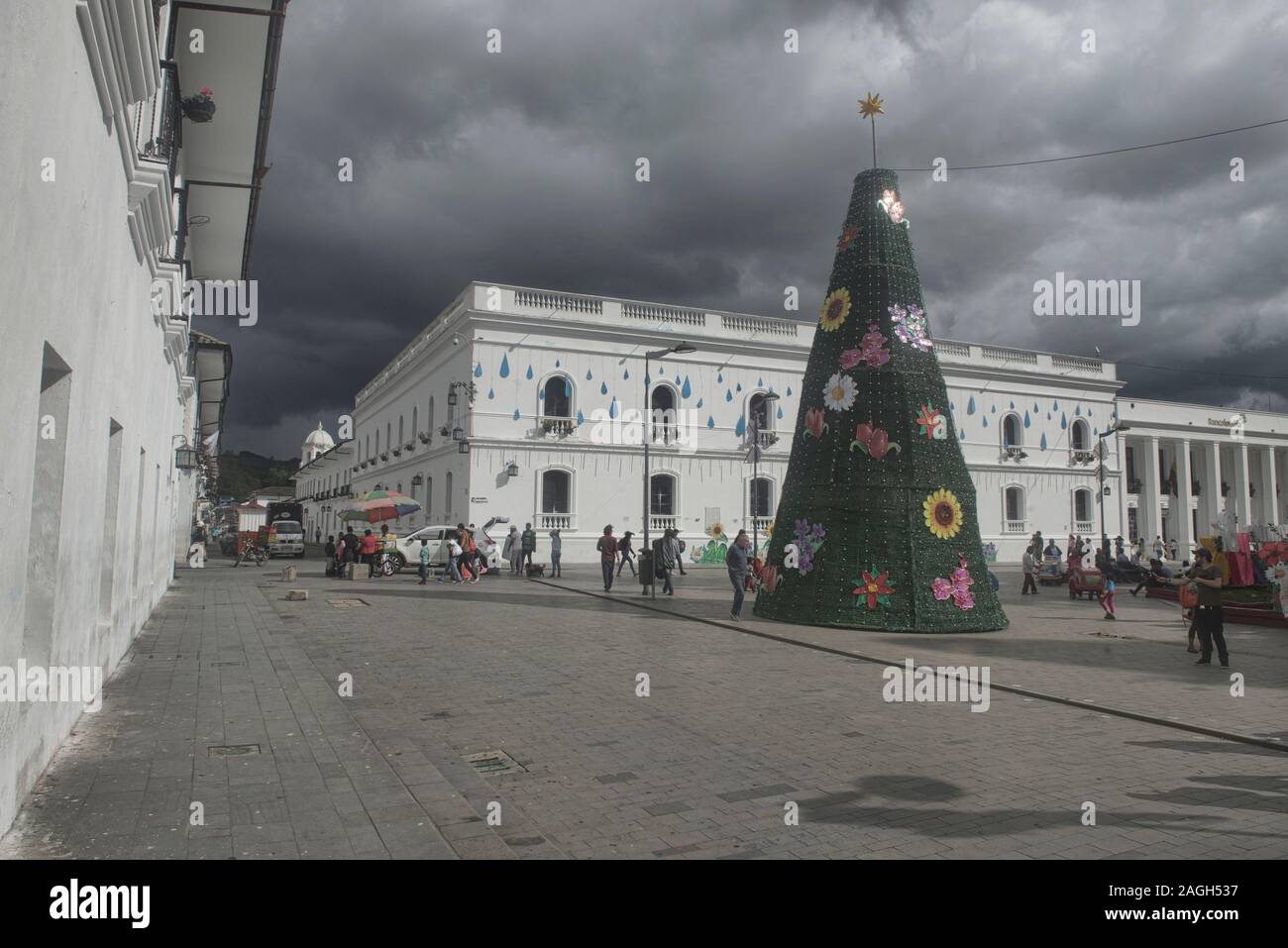 Beautiful colonial architecture in La Ciudad Blanca (The White City ...