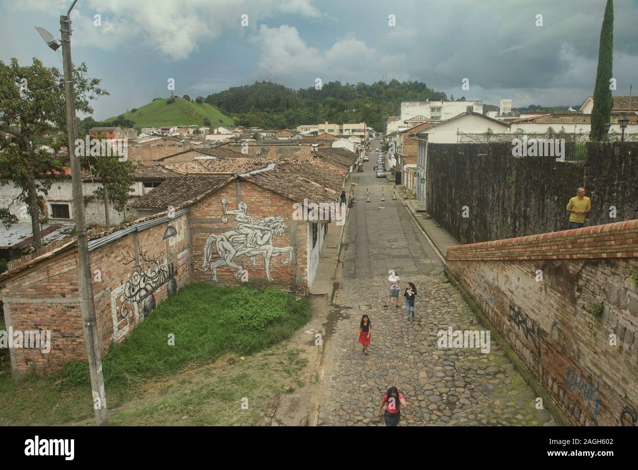 Street scenes and art from La Ciudad Blanca (The White City), Popayan ...