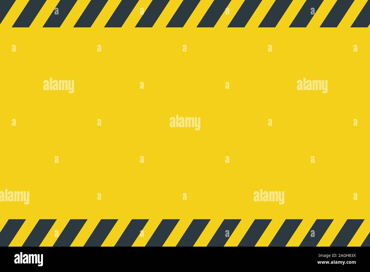 Blank Horizontal box of Warning Sign with text on top Stock Vector ...