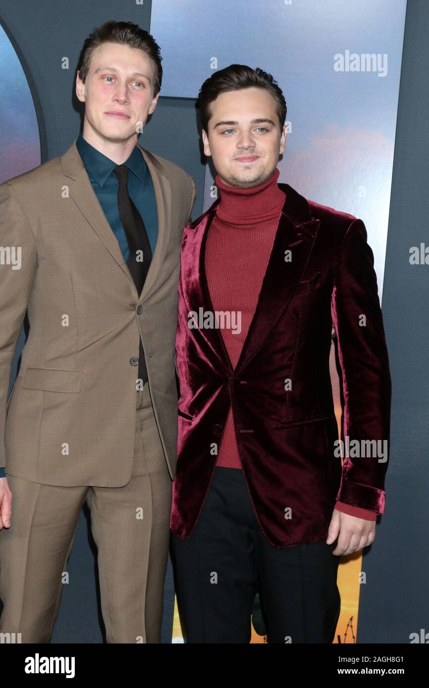 Hollywood, CA. 18th Dec, 2019. George MacKay, Dean-Charles Chapman at ...