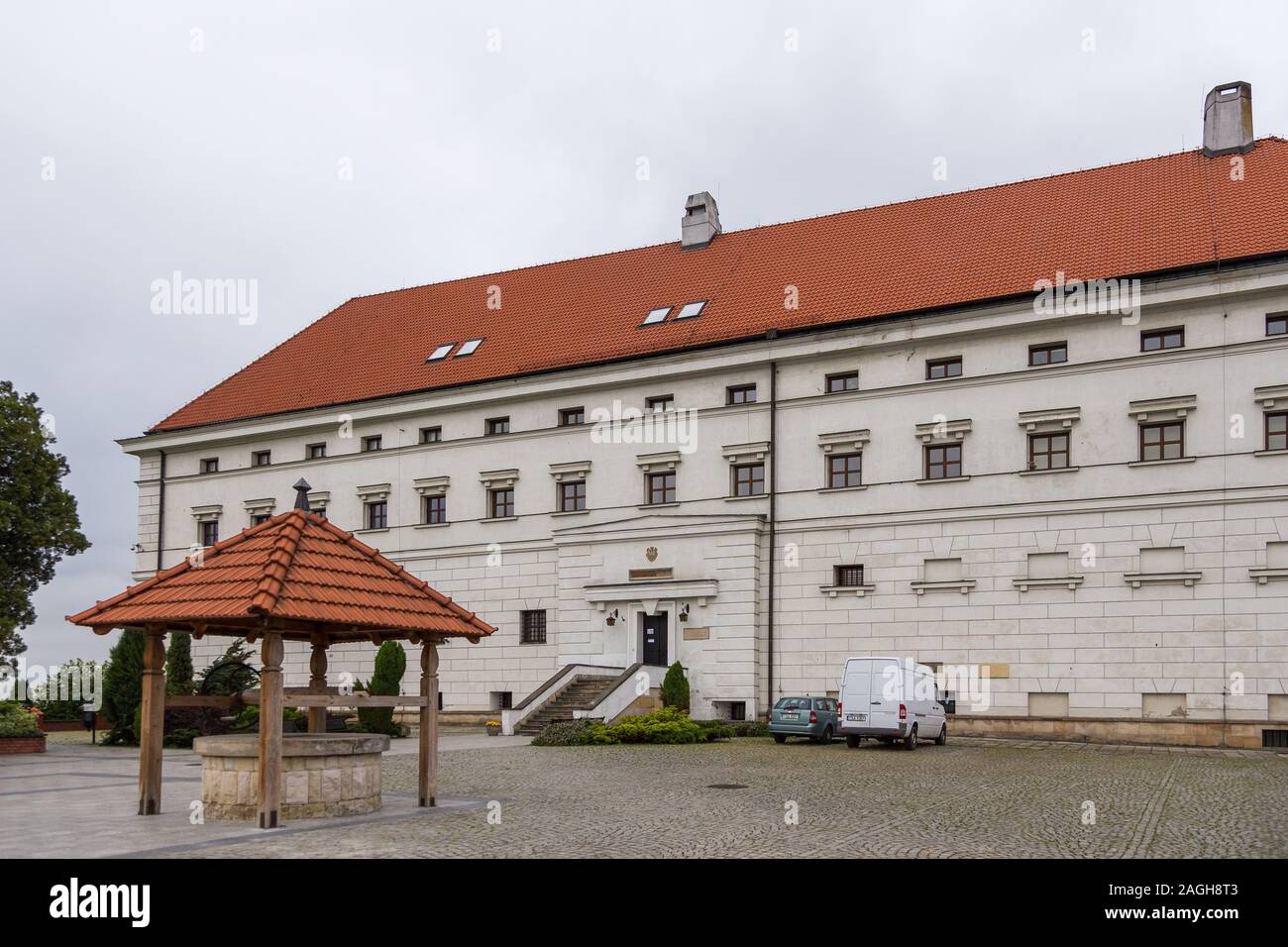 Sandomierz Royal Castle a medieval structure in Sandomierz, Poland ...