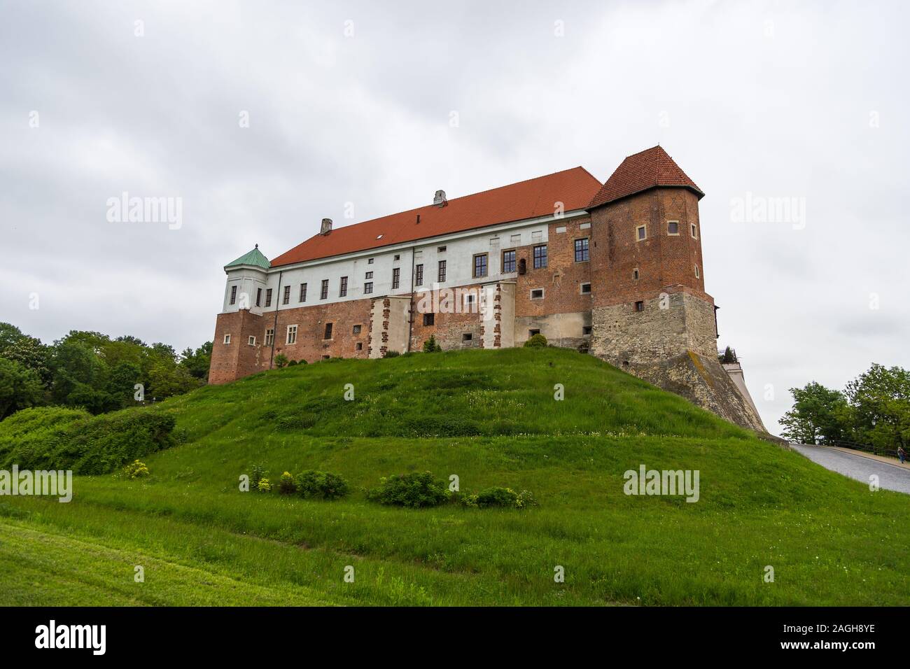 Sandomierz Royal Castle a medieval structure in Sandomierz, Poland ...