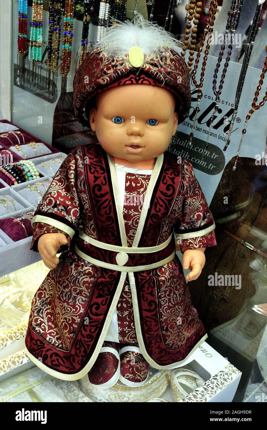 Costume for the circumcision ceremony - Grand Bazaar in ISTAMBUL ...