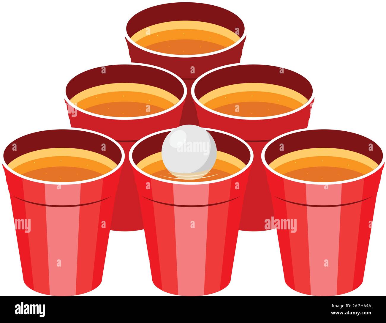 Beer pong play Stock Vector Images - Alamy