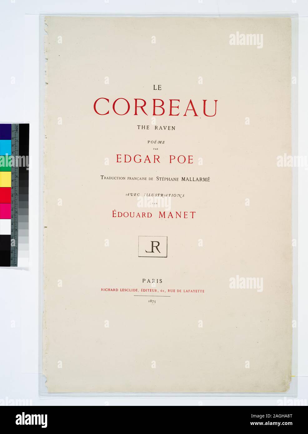 "Le Corbeau (The Raven Stock Photo - Alamy