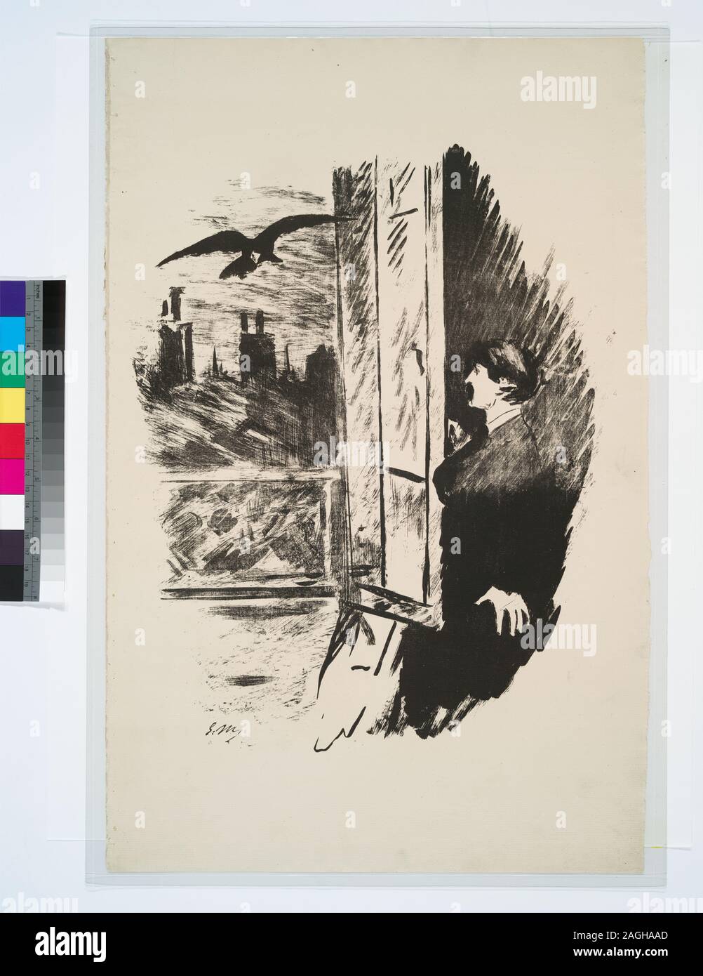 "Le Corbeau (The Raven Stock Photo - Alamy