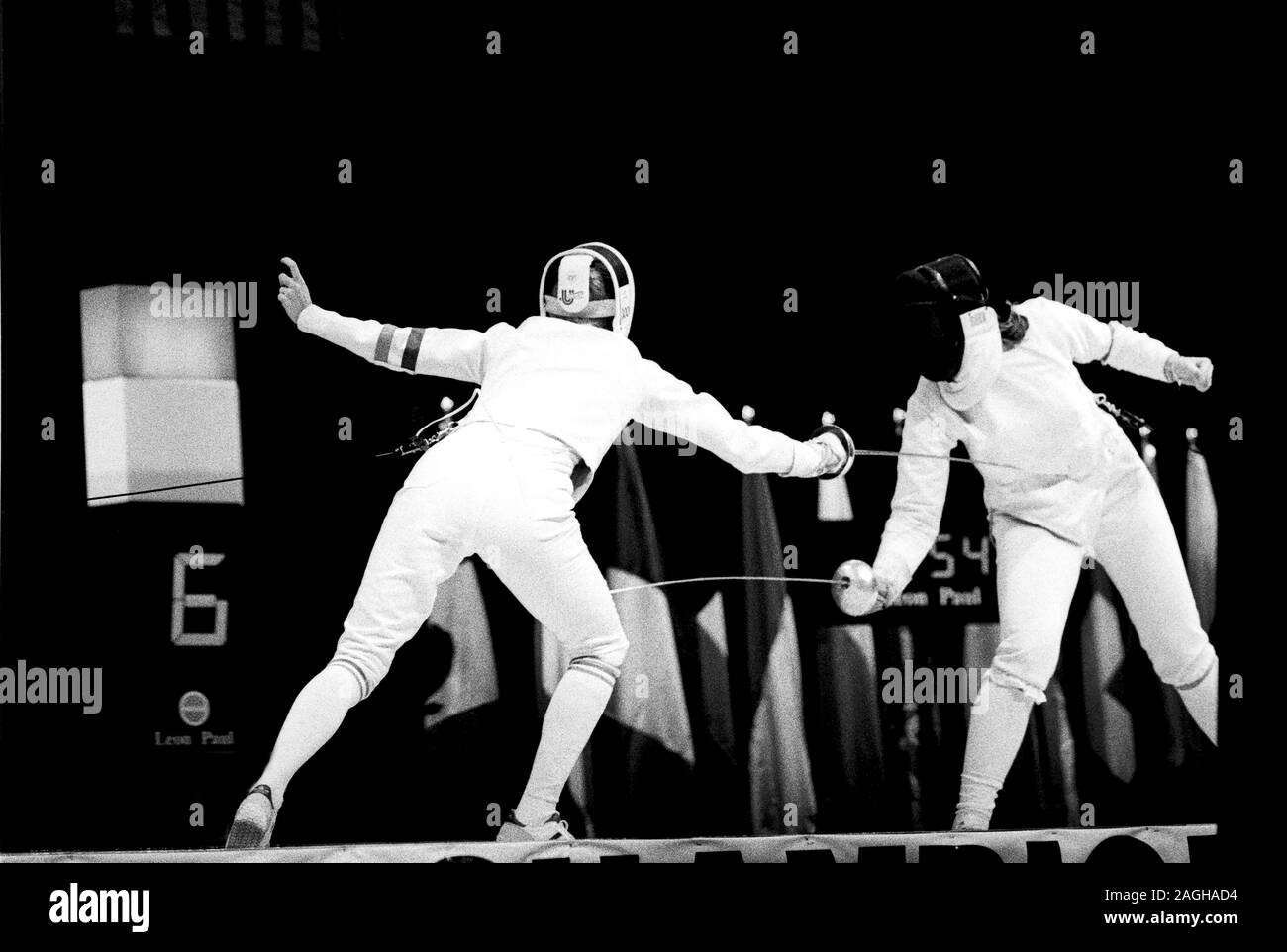 1989 World Fencing Championships, Denver, CO Stock Photo - Alamy